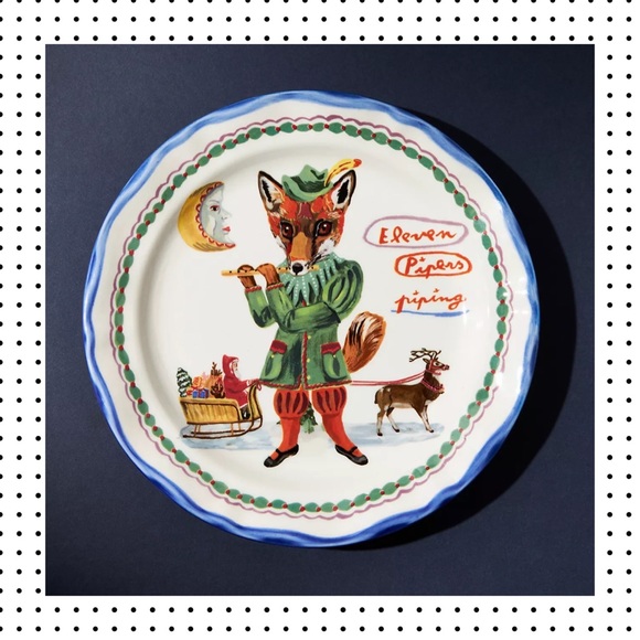 Anthropologie | Dining | Nwt Anthro X Nathalie Lete Twelve Days Of ...